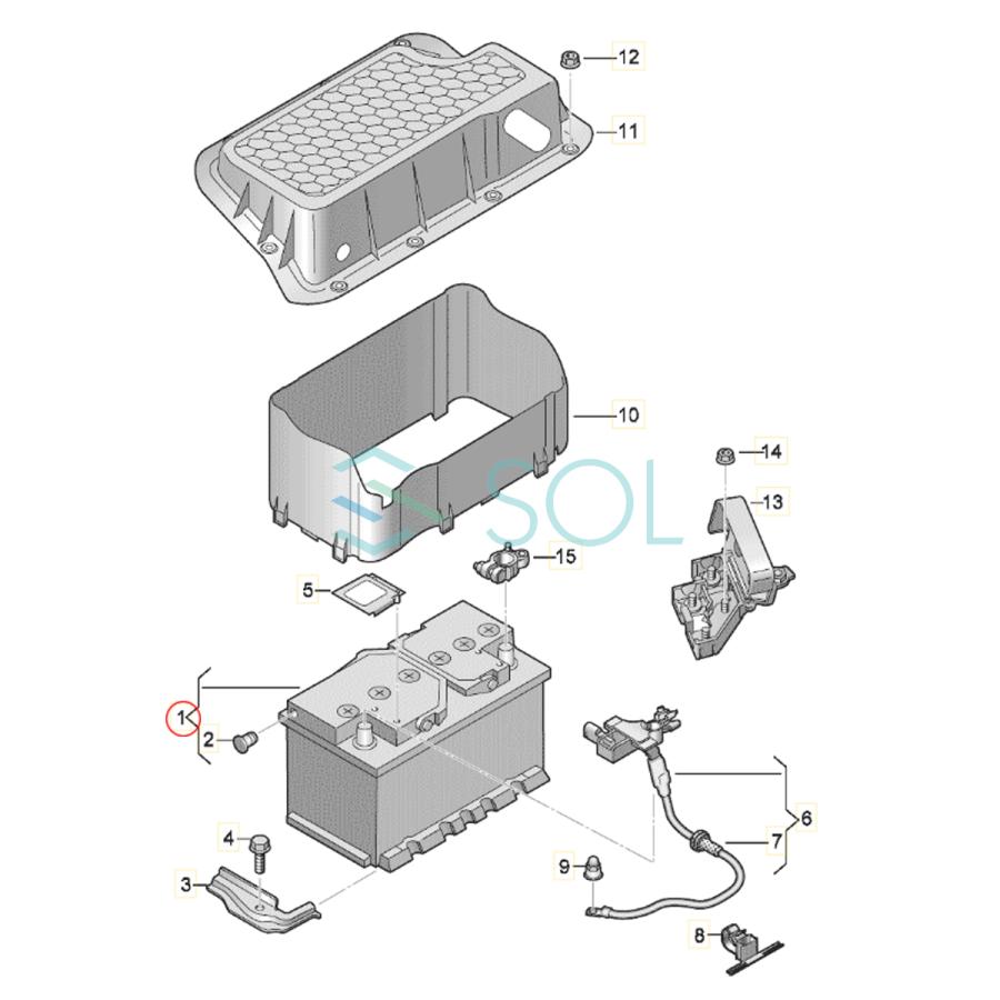 Audi HELLA AGM バッテリー アウディ LN2 12V 60AH A1 A3 A4 B1 B7 Q2 TT 8X 8P B6 B8 ...