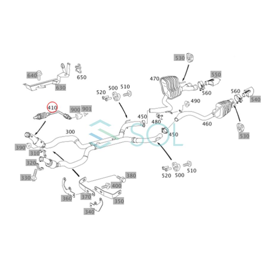 送料185円 ベンツ W203 R170 R230 O2センサー C180 C230 C320 C32 SLK320 SLK32 SL350 ...