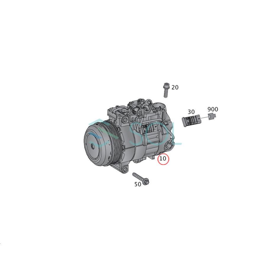 Mercedes-Benz ベンツ W212 エアコンコンプレッサー ACコンプレッサー E200 E250 Eクラス 0032304811 ...