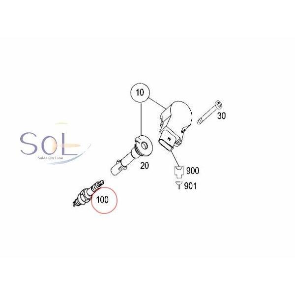 BOSCH スパークプラグ 1本 ベンツ W210 W211 W219 R170 プラチナ E240 E320 E430 E500 E55 ...
