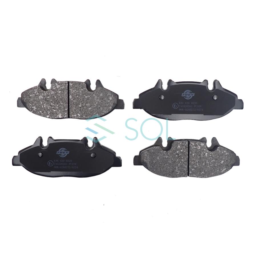 ベンツ W204 W639 フロント ブレーキパッド パッドセンサー付 左右セット C180 V350 0064204320 ...