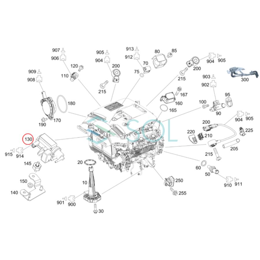 Mercedes-Benz ベンツ W166 W292 W156 W172 トランスデューサー GLE320 GLE400 GLE450 ...