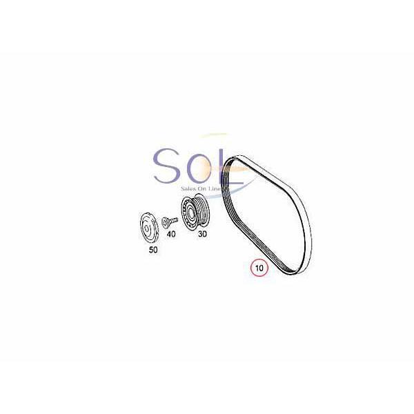 ベンツ R230 X164 W164 ファンベルト Vベルト SL350 SL500 SL550 GL550 ML350 6PK2404 ...
