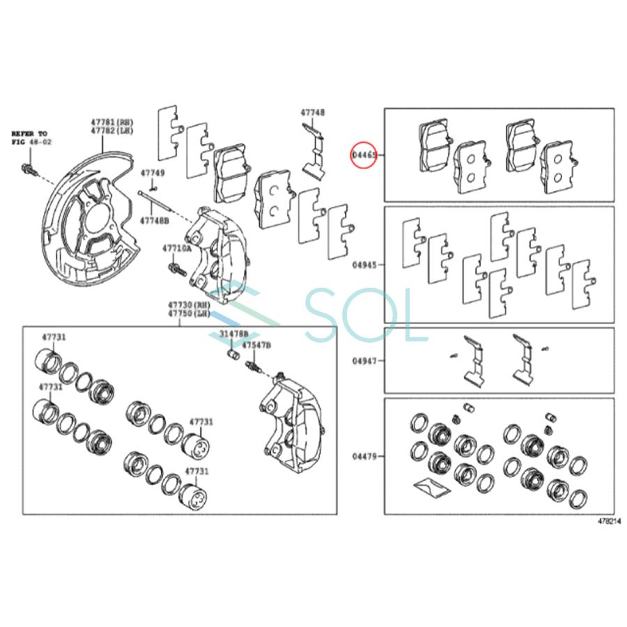 レクサス（LEXUS） HAPAD フロント ブレーキパッド IS200t IS350 ASE30 GSE21 GSE31 左右セット ...