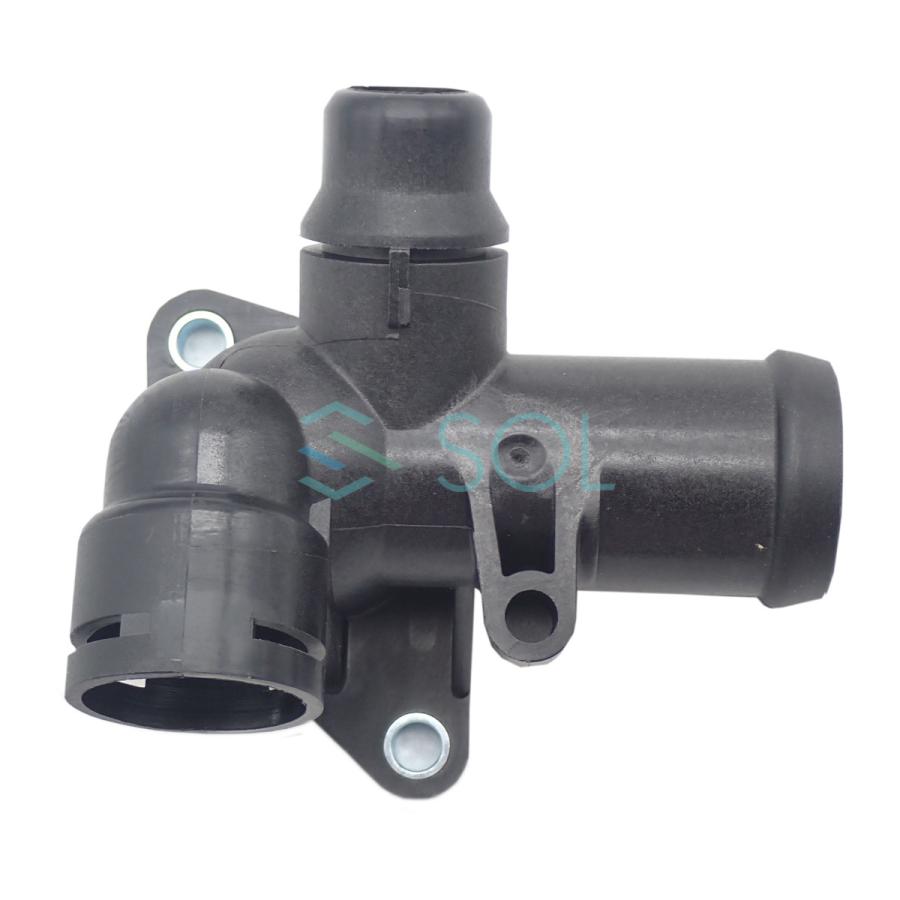 Audi（アウディ） A4 8E ウォーターホースフランジ クーラントホースフランジ ガスケット付 06B121132D 出荷締切18時 ...