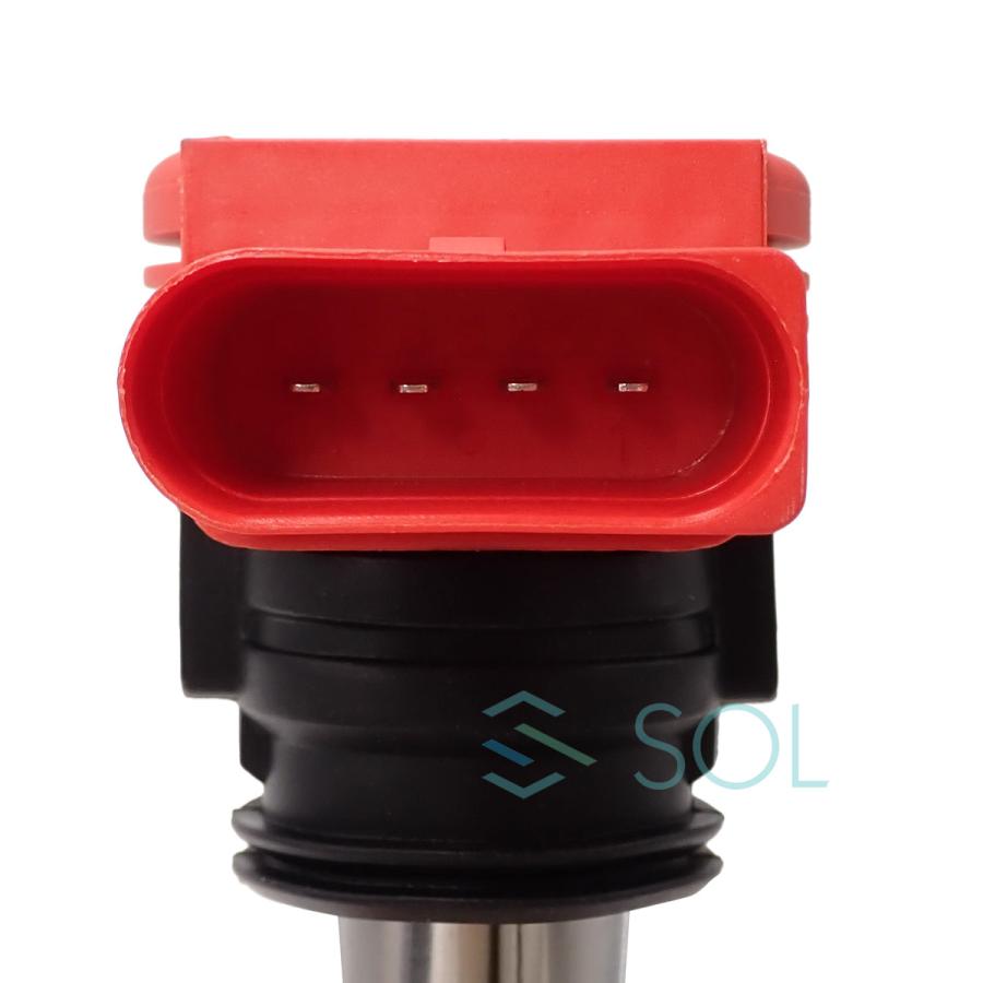Audi（アウディ） CAPSOL A6 4F 4G 強化イグニッションコイル 燃費改善 ハイパワー 馬力アップ 4本セット 1台分 ...