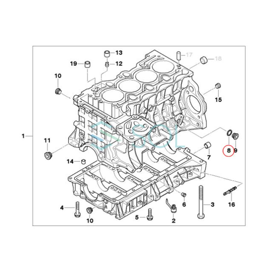 BMW BMW E63 E64 E32 E38 F01 F02 E83 X3 クランクケース シールリング M6 730i 735i ...
