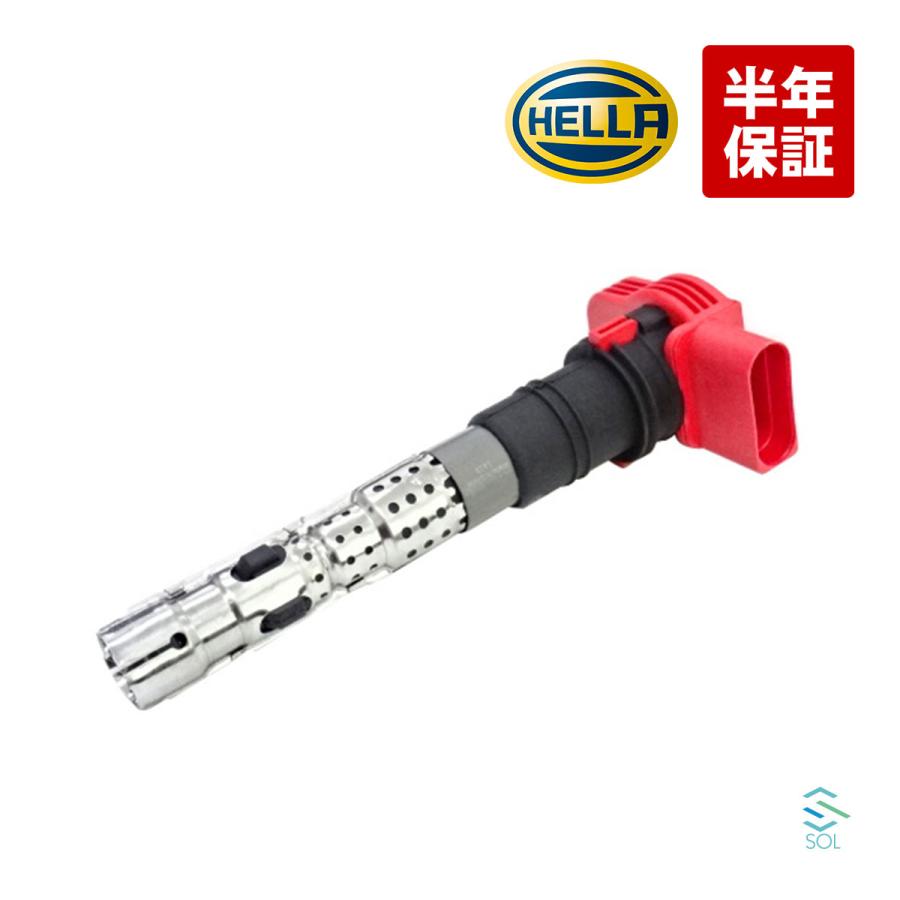 Audi（アウディ） HELLA イグニッションコイル 1本 出荷締切18時 A4 S4 8E2 8E5 8H7 8HE B6 8EC 8ED ...