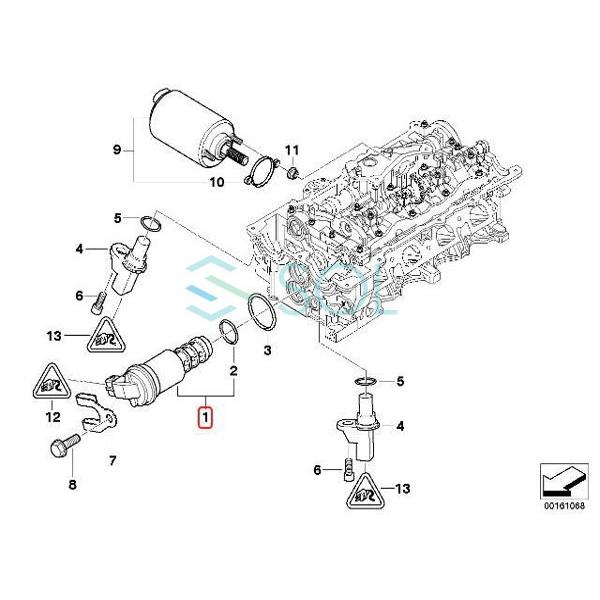 BMW E63 E64 E65 E66 カムシャフト ソレノイドバルブ VANOS 645Ci 650i 735i 740i 745i ...