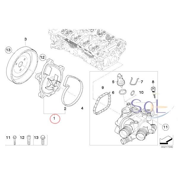 BMW F20 F21 F30 ウォーターポンプ 116i 320i 11518604888 11517550484 11517648827 ...