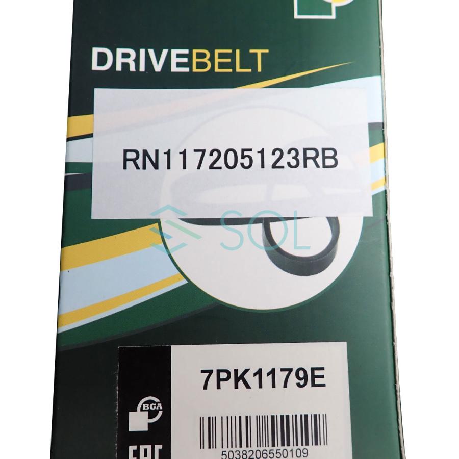 ルノー（RENAULT） 純正品 シーニック4 R9NC Vベルト リブベルト メンテナンス 整備 補修 117205123R 18時まで即日 ...