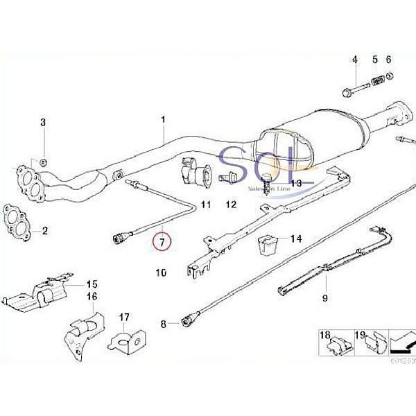 BMW BMW E36 E46 E39 E38 ラムダコントロールセンサー(O2センサー) BOSCH 318i 540i 735i 740i 11781247406 出荷締切18時 ...