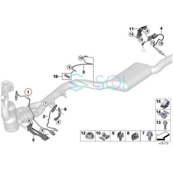 BMW 送料185円 E82 E87 E88 E90 E91 E92 O2センサー ラムダセンサー 116i 118i 120i 320i 11787569930 出荷締切18時 : 自動車 ...