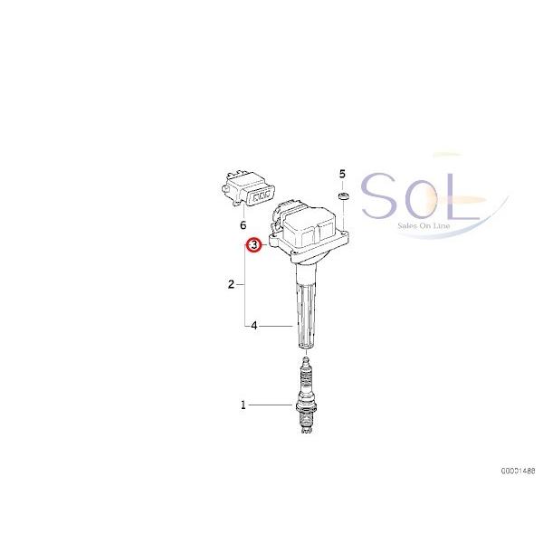 BMW BMW E38 イグニッションコイル 型 12本セット HELLA製 750iL L7 12131703228 12131748018 ...