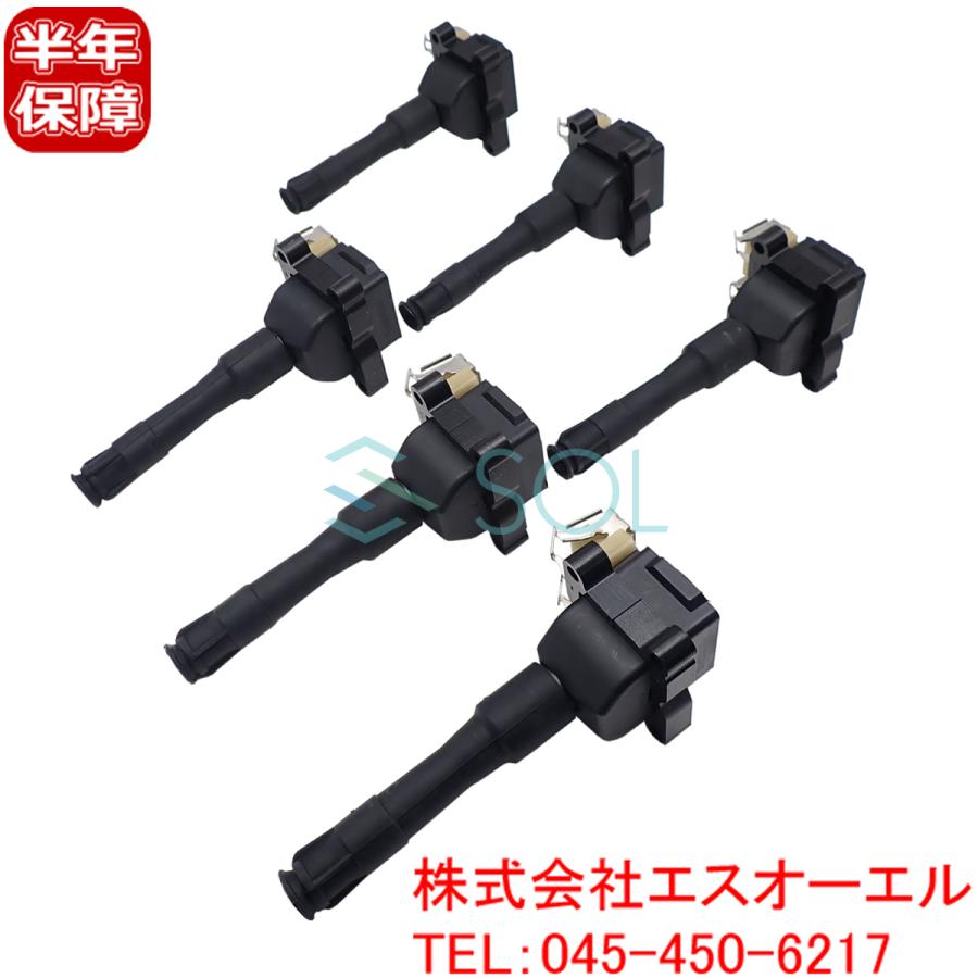 BMW E53 X5 Z3 イグニッションコイル 型 6本セット 2.0 2.2i 2.8 3.0i 12131703228 ...