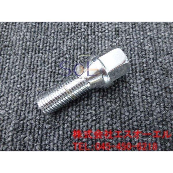BMW 送料185円 E82 E87 E88 E90 E91 E92 E93 E46 M12 P1.5 60度 テーパーボルト 首下35mm 鏡面仕上げ 1本 出荷締切18時 : 自動車パーツ ...