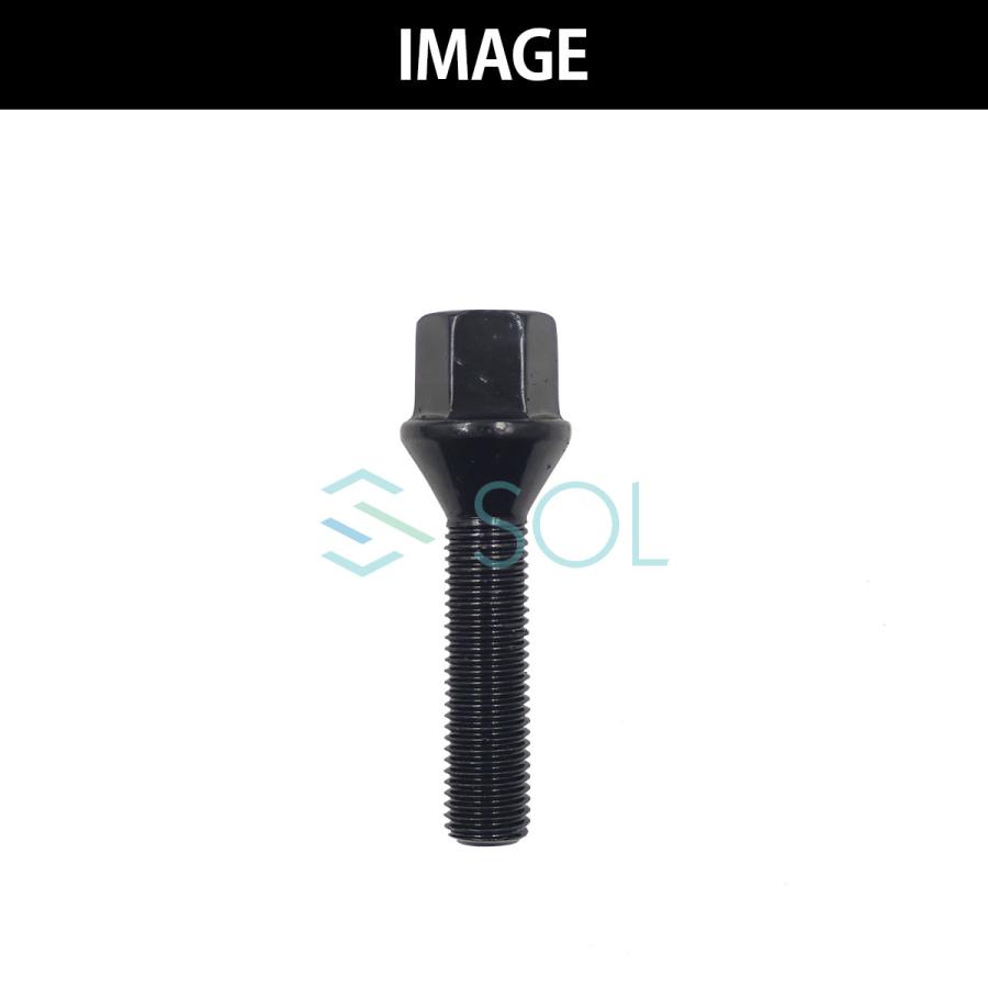 BMW 送料185円 E60 E61 E39 E34 E28 E63 E64 E65 E66 E38 E32 Z3 E36 M12 P1.5 60度 テーパー ホイールボルト 首下45mm ...