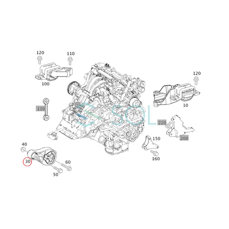 スマート フォーツー(クーペ カブリオ)451 フロント エンジンマウント 1322200248 4512400109 出荷締切18時 ...