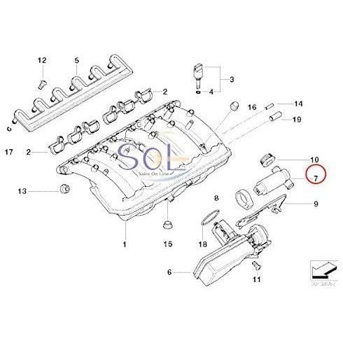 BMW E36 E46 E34 E39 E60 E61 アイドルバルブ T字型 320i 323i 325i 328i 330i 525i 528i 530i 13411744713 出荷締切 ...