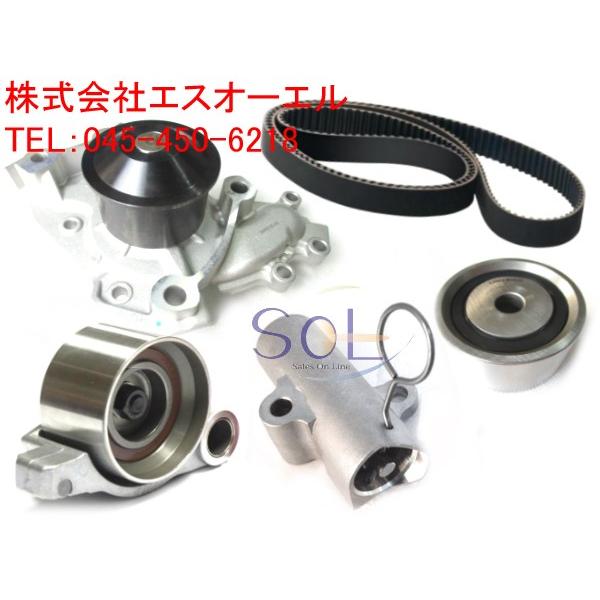 トヨタ アルファード(MNH10W MNH15W) タイミングベルト ベルトテンショナー ガイドプーリー オートテンショナー ウォーターポンプ ...