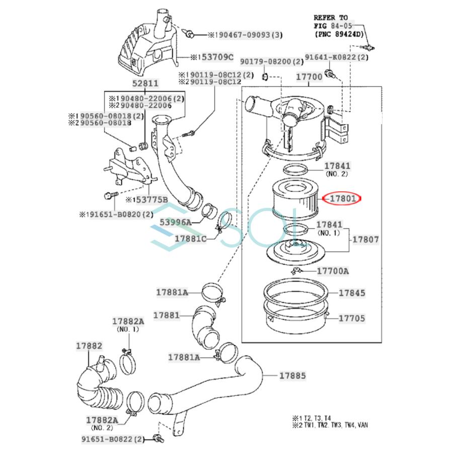 トヨタ ダイナ トヨエース(KDY220 KDY221 KDY230 KDY231 KDY270 KDY271 KDY280 KDY290V ...
