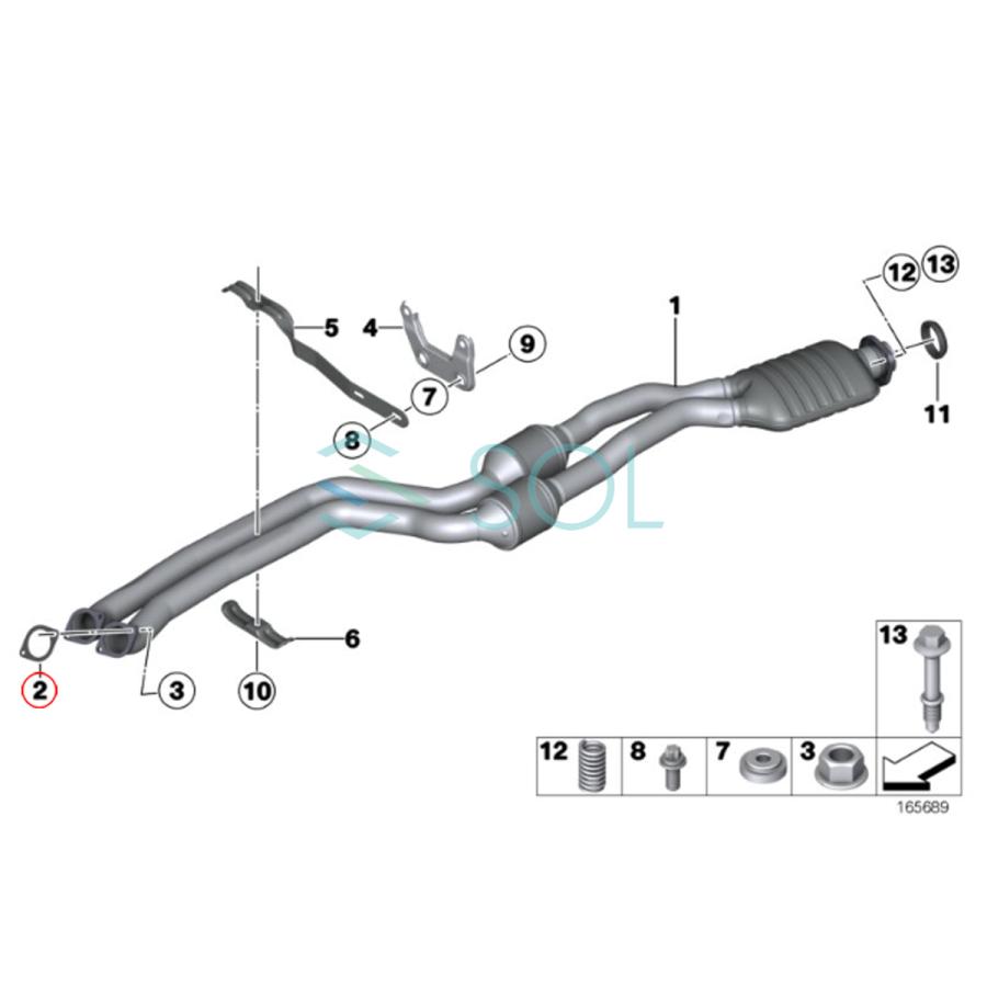 送料185円 BMW E82 E88 E90 E91 E92 E93 F01 F02 E71 X6 E89 Z4 エキマニ ガスケット E82 E88 E90 E91 E92 E93 740i ...