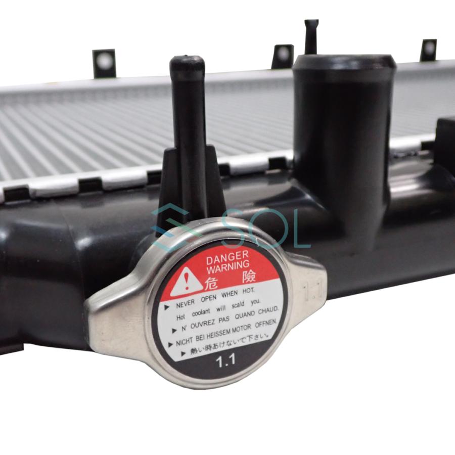 ホンダ CAPSOL ストリームアルマス RN2 ラジエーター ラジエター 冷却装置 キャップ付 AT車 19010-PSA-901 19010-PSA-902 : 自動車パーツの宝箱 SOL ...