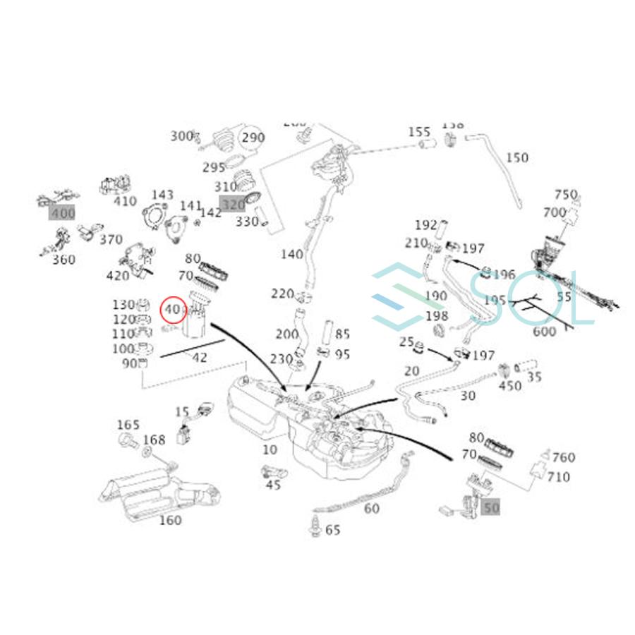 ベンツ W211 W219 フューエルポンプ ガソリンポンプ 燃料ポンプ 純正品 E55 CLS55 2114700000 出荷締切18時 ...