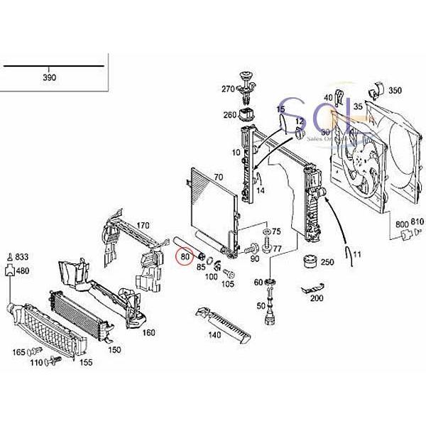 Mercedes-Benz ベンツ W211 W219 エアコンリキッドタンクドライヤー CLS350 CLS500 CLS55 E240 ...