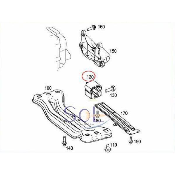 Mercedes-Benz ミッションマウント ベンツ W207 W210 W211 W212 E220 E230 E240 E250 E280 E300 E320 E350 E400 ...