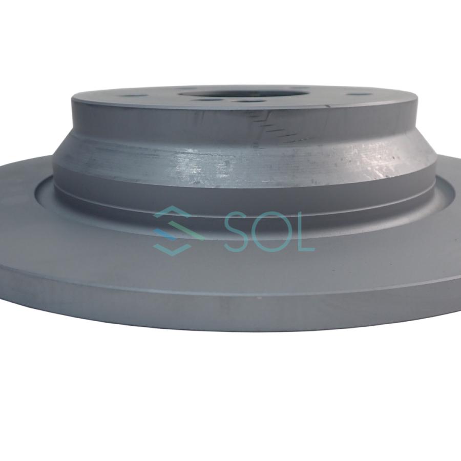 Mercedes-Benz ベンツ R230 リア ブレーキローター ブレーキディスク 左右セット 傷有 SL350 SL500 SL550 ...