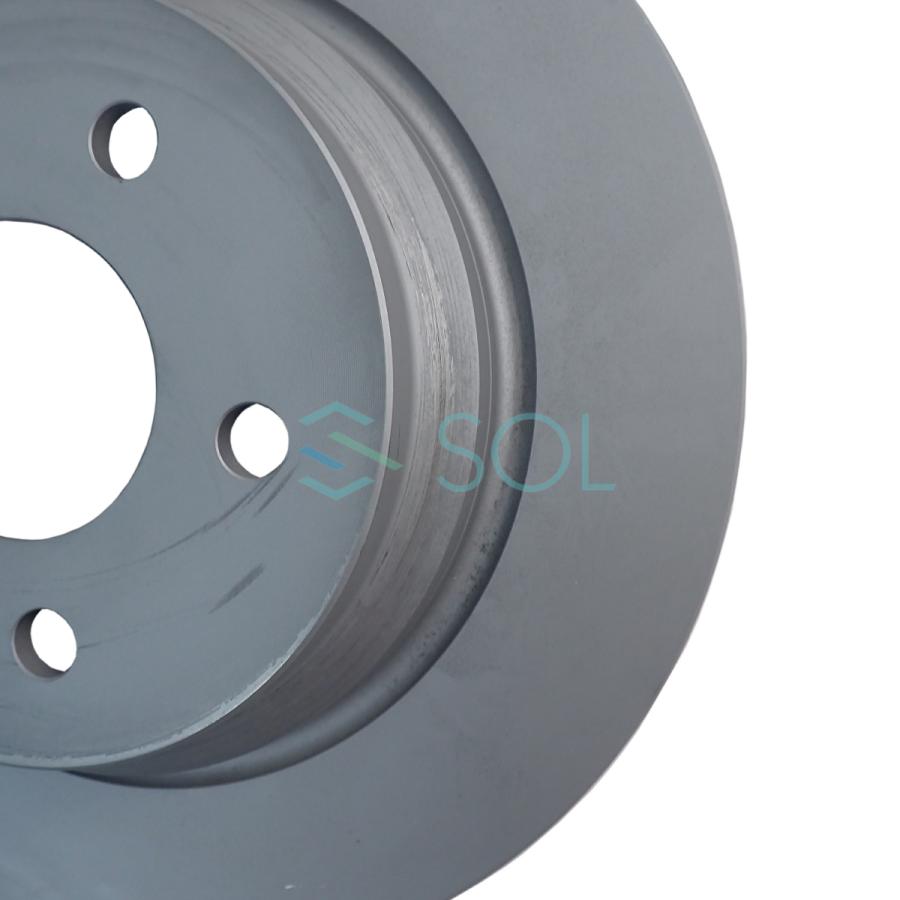 Mercedes-Benz ベンツ R230 リア ブレーキローター ブレーキディスク 左右セット 傷有 SL350 SL500 SL550 ...