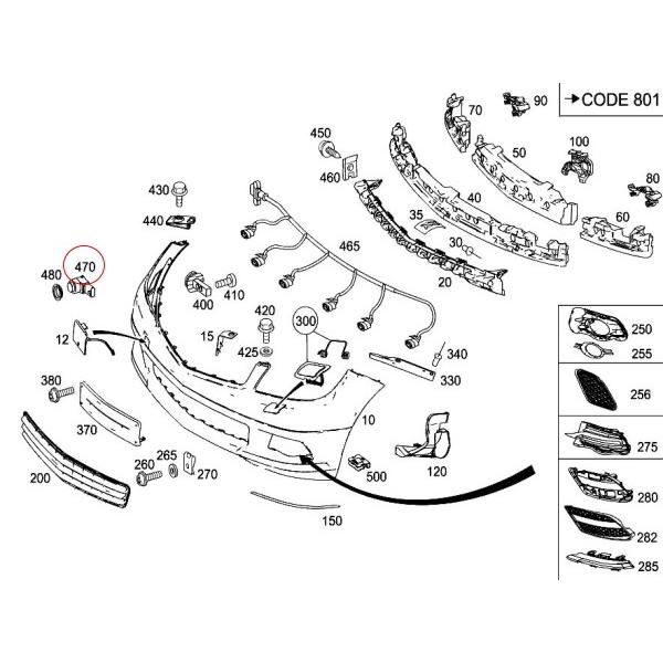 Mercedes-Benz ベンツ W211 PTSセンサー パークトロニックセンサー Eクラス E240 E250 E280 E300 E320 E350 E500 E550 E55 E63 ...