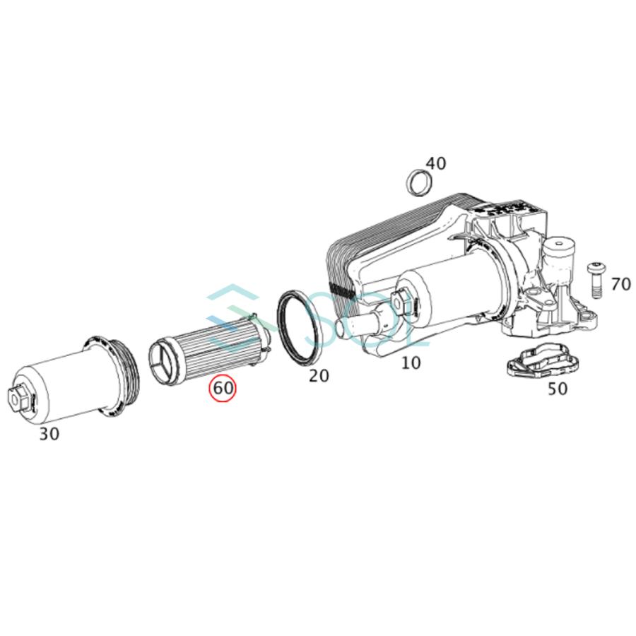 Mercedes-Benz ベンツ W176 W177 W246 W247 ATオイルフィルター A180 A200d A250 A35 ...
