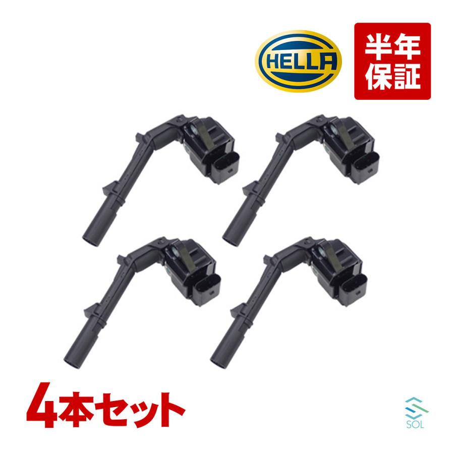 Mercedes-Benz HELLA ベンツ Bクラス W246 B250 イグニッションコイル 4本 2749061400 ...