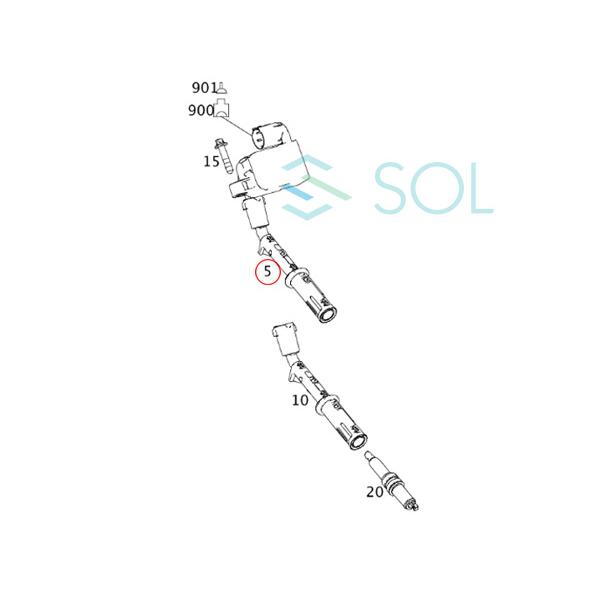 Mercedes-Benz ベンツ W221 W222 W216 W217 R172 イグニッションコイル S350 S400 S500 ...