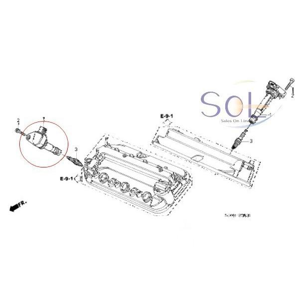 ホンダ ストリーム(RN1 RN2) イグニッションコイル 4本セット(1台分) 30520-RCA-A02 30520-RGA-004 ...