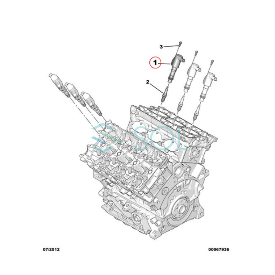 PEUGEOT 純正OEM HELLA イグニッションコイル 出荷締切18時 プジョー 406 407 607 807 597094 ...