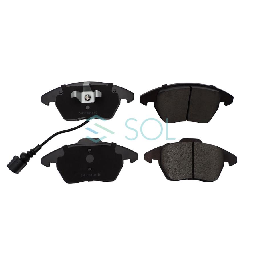 フォルクスワーゲン HAPAD VW ワーゲン シャラン 7N フロント ブレーキパッド 左右セット パッドセンサー付 5N0698151B 5N0698151C 18時まで即日出荷 ...