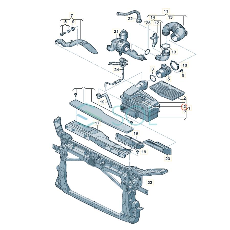 フォルクスワーゲン VW アルテオン(3H7 3H8) ゴルフ(BA5 BV5) ゴルフ6(517) ゴルフ7(5G1 BQ1 BE1 BE2 BA5 エアフィルター エアーエレメント ...