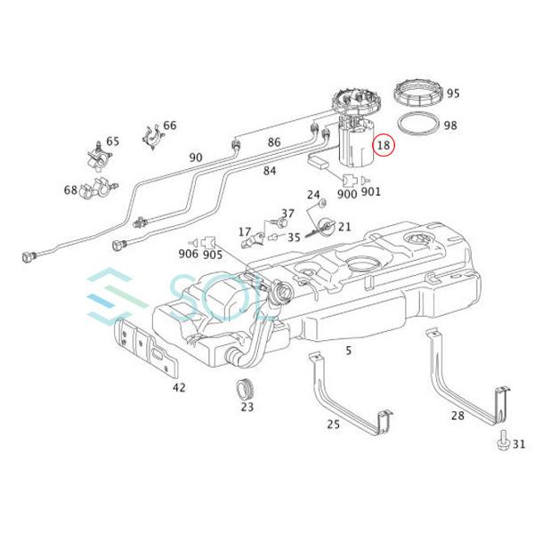 Mercedes-Benz ベンツ W639 フューエルポンプ 燃料ポンプ ガソリンポンプ V350 6394701294 出荷締切18時 ...