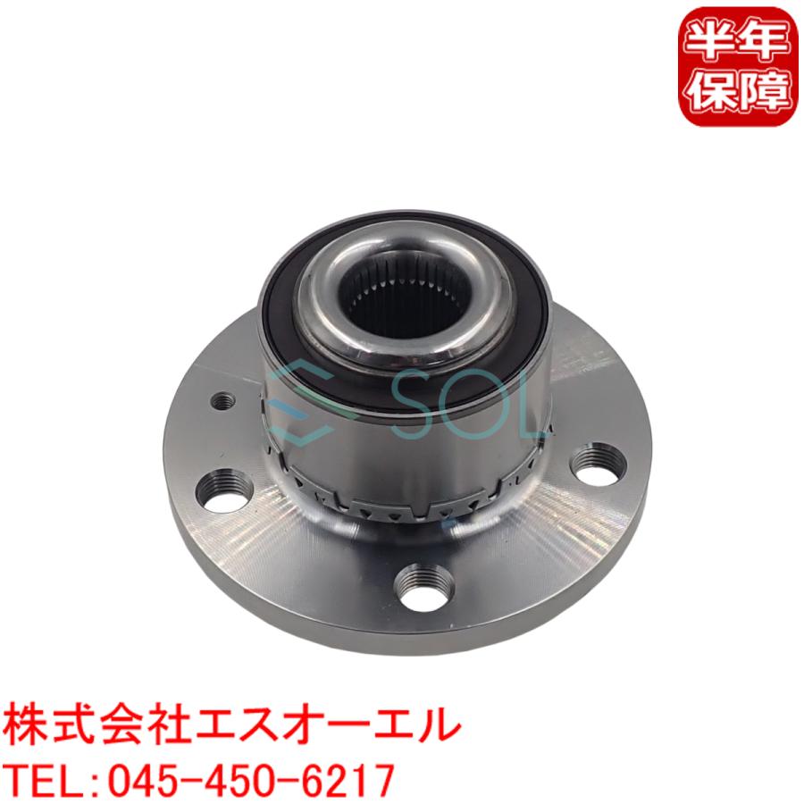 フォルクスワーゲン ポロ5 6R 6C フロント ホイールハブベアリング 左右共通 6Q0407621AD 6R0407621E ...
