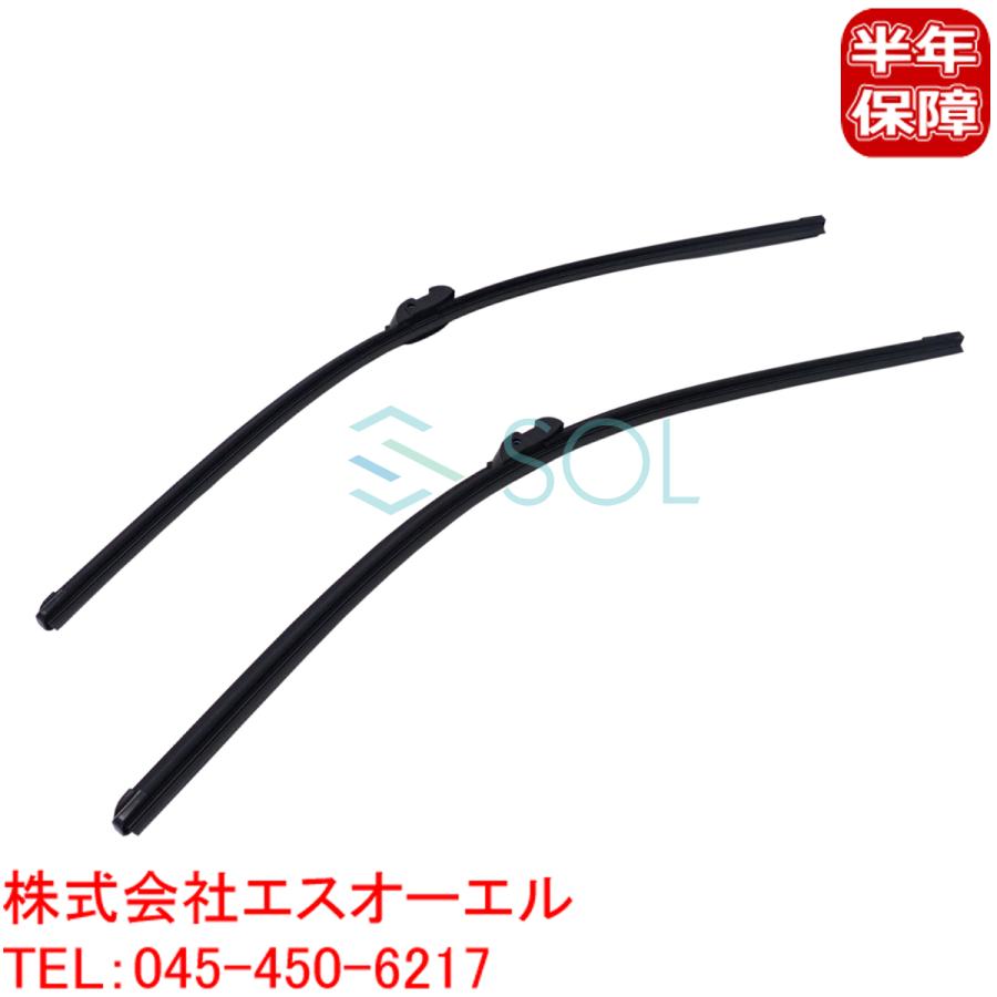 PORSCHE ポルシェ カイエン ターボ(9PA) 左ハンドル用 フロント ワイパーブレード 左右セット 95562893903 ...