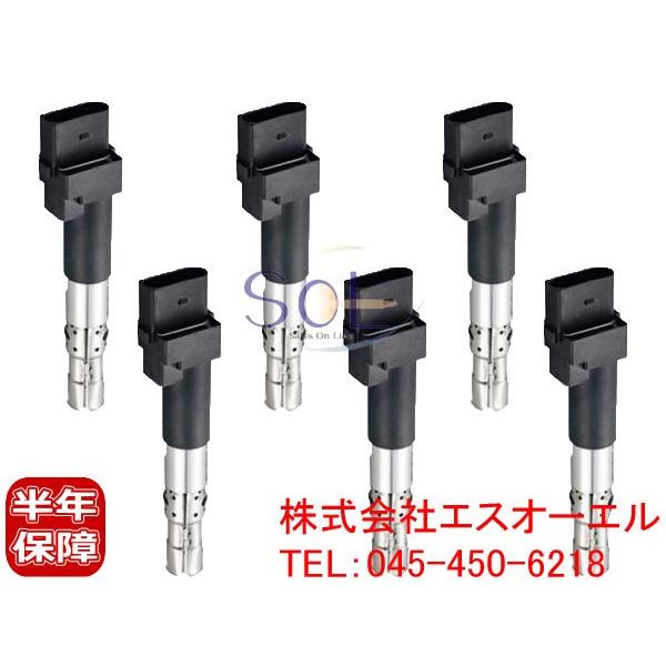 フォルクスワーゲン（Volkswagen） VW ワーゲン GOLF4 1J R32 イグニッションコイル 6本 022905100B ...
