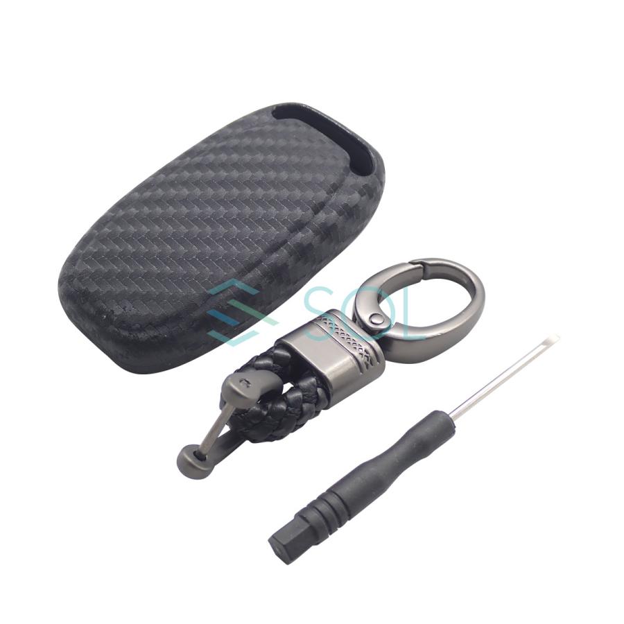 Audi アウディ A3 S3 RS3 A4 S4 RS4(8K B8) A5 S5 RS5(8F A6 S6 RS6(4G C7) A7 S7 RS7(4G) ソフトキーカバー カーボン調 ...