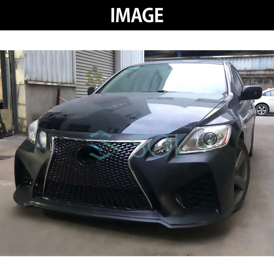 レクサス GS 19系 GS350 GS430 GS450h GS460 10系後期 GS-Fルック スピンドル PP製 フロントバンパーセット ソナー穴無 未塗装 : b028exl ...