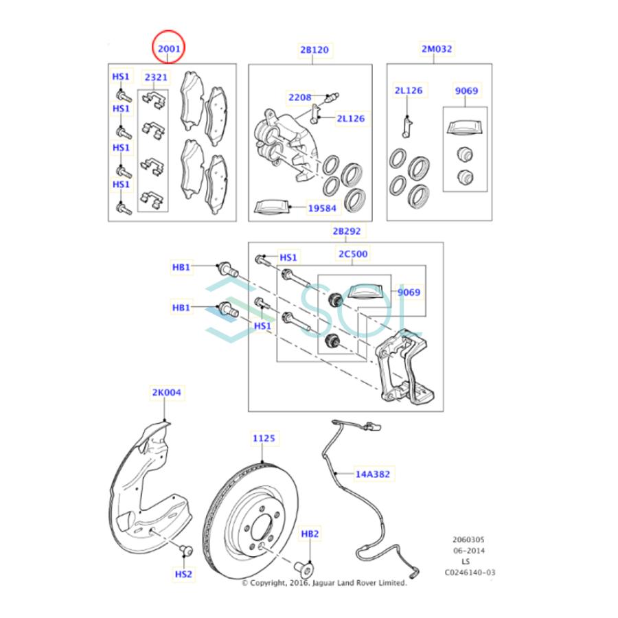 ランドローバー フロント ブレーキパッド ディスクパッド 左右セット 出荷締切18時 ディスカバリー レンジローバー LR051626 ...