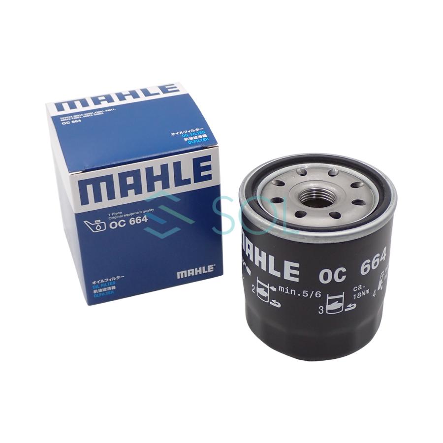 トヨタ MAHLE マーク2 MX63 オイルフィルター 10個セット 15601-44011 OC664 18時まで当日発送 : 自動車 ...