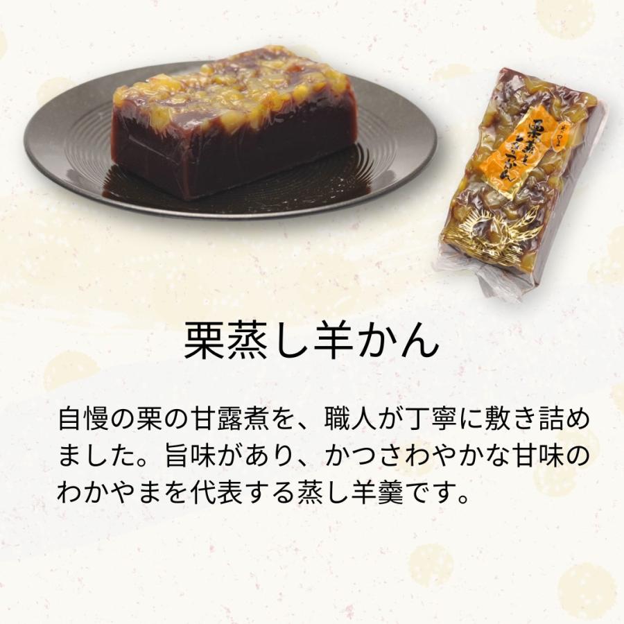 お芋の蒸し羊かん 栗蒸し羊かん 110g 6個セット 母の日 和菓子 若山商店 蒸し羊羹 羊羹 さつまいも お芋 栗 個包装 スイーツ 小豆 お菓子 おやつ ポイント消化 : ソルミオ ...