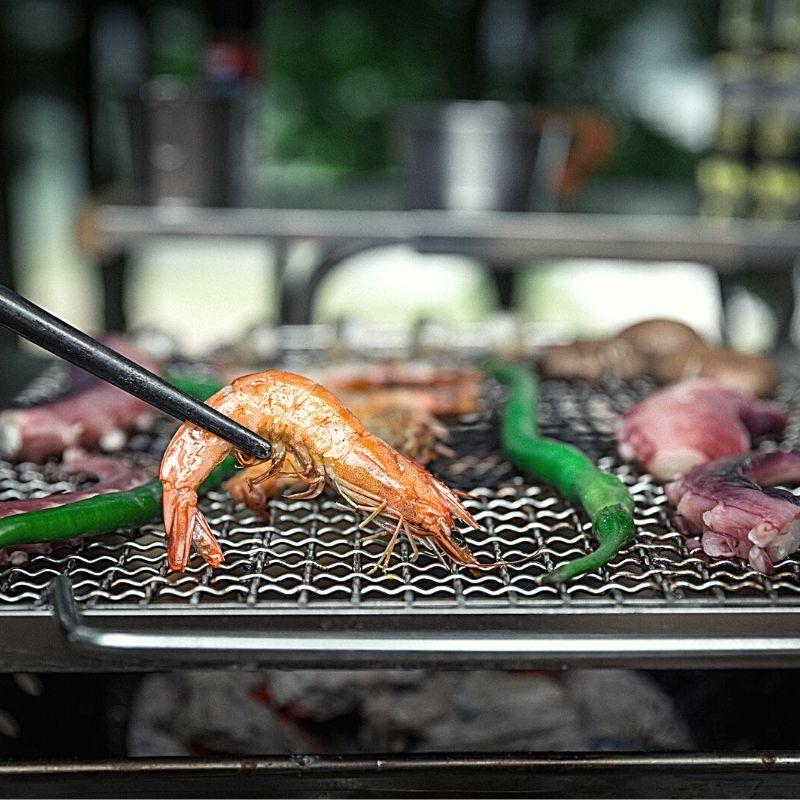 CAMPINGMOON キャンピングムーン CAMPING MOON クリップ金網 焚き火台 網 ソロ 焚火台 2-3人用 焼アミ 替え網 MT-035-W2 : SOLOGEAR Yahoo ...